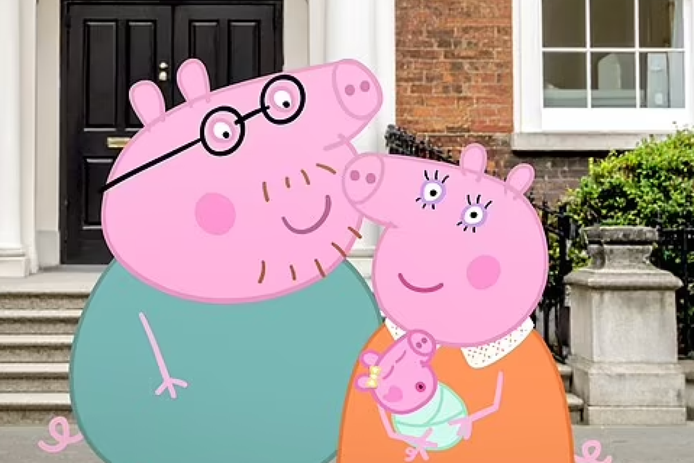 Peppa Pig becomes a big sister to baby Evie as Mummy Pig gives birth