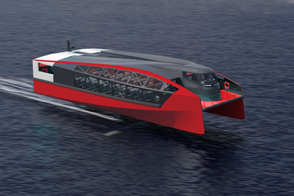 Ferry firm hails ‘new era’ of flying electric boats in UK