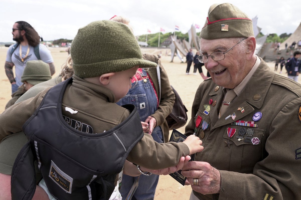 WWII veterans speak of sacrifice and freedom on France's D-Day ...