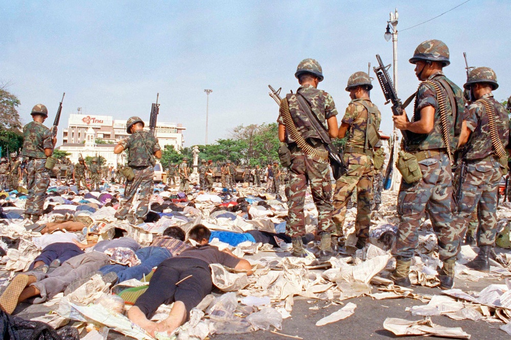 Thailand's former Prime Minister Suchinda Kraprayoon, who cracked down ...