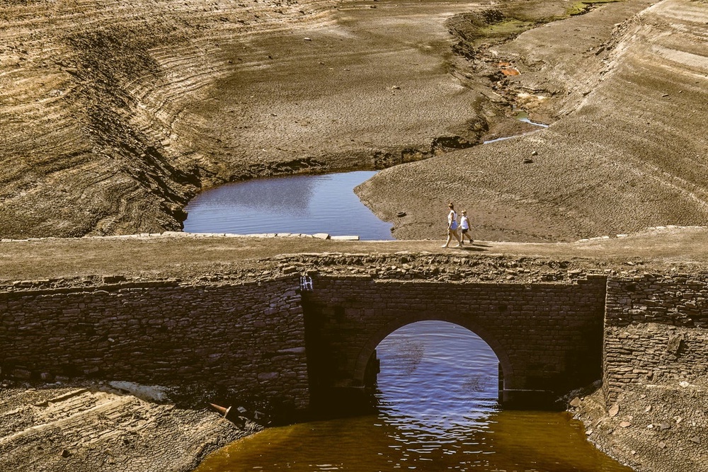 Yorkshire in drought with low water levels in reservoirs after dry spring
