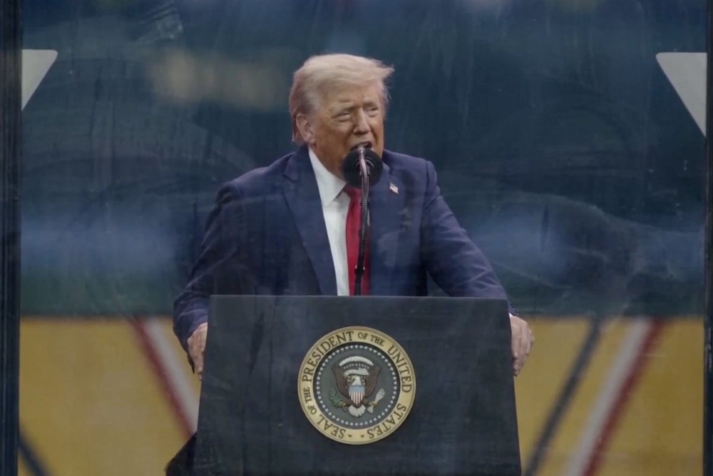 Watch: Trump calls US ‘hottest country in the world’ during military ...