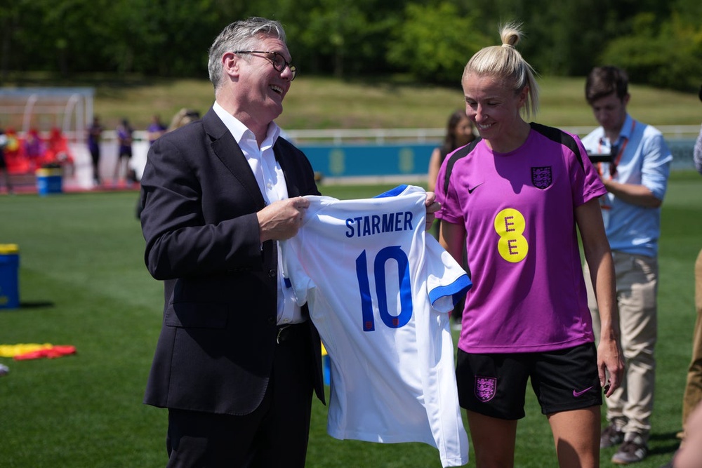 Starmer tells Lionesses they inspired his daughter to start playing ...