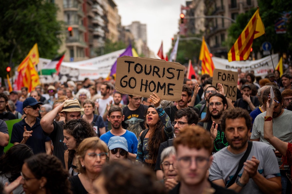 Surging travel in Europe spikes concerns over tourism's drawbacks