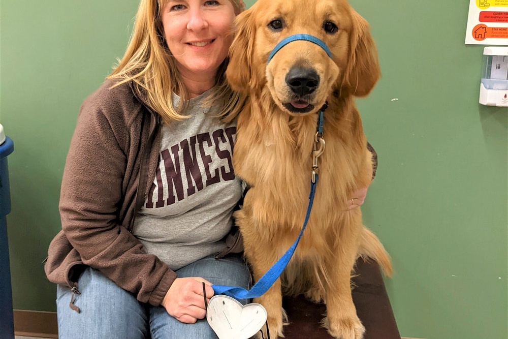 A slain Minnesota lawmaker's beloved dog, Gilbert, stays with her as ...