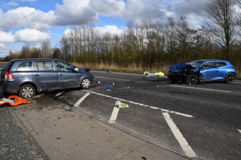 Driver running late for work killed wife in tragic crash