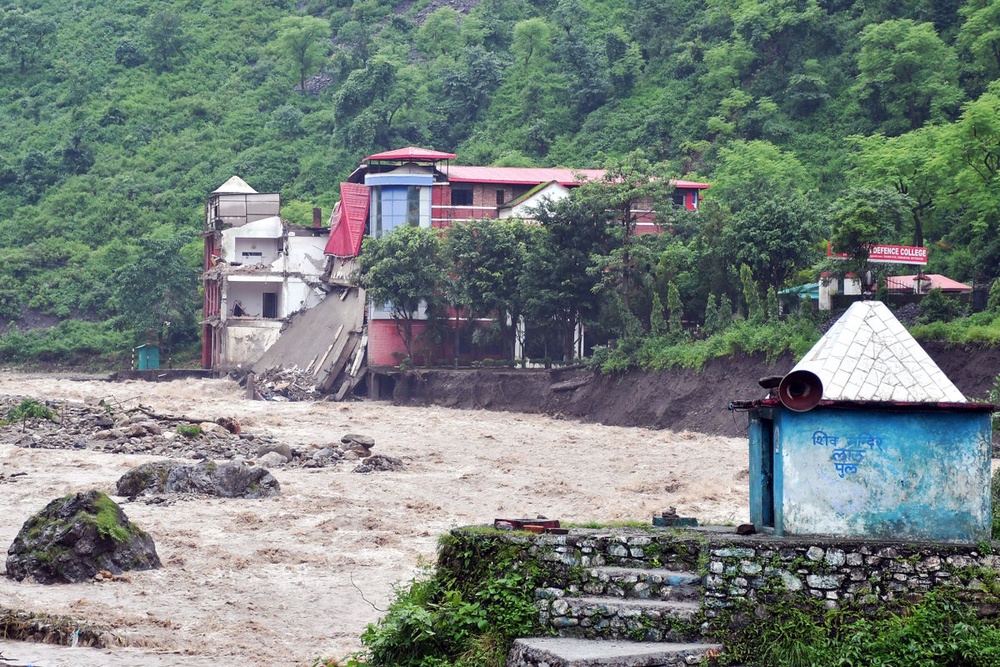 Two dead and seven missing after cloudburst triggers landslide in Indian Himalayas