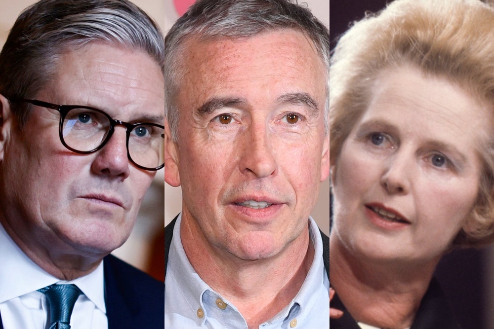 Steve Coogan says he now ‘admires’ Margaret Thatcher because of Keir ...