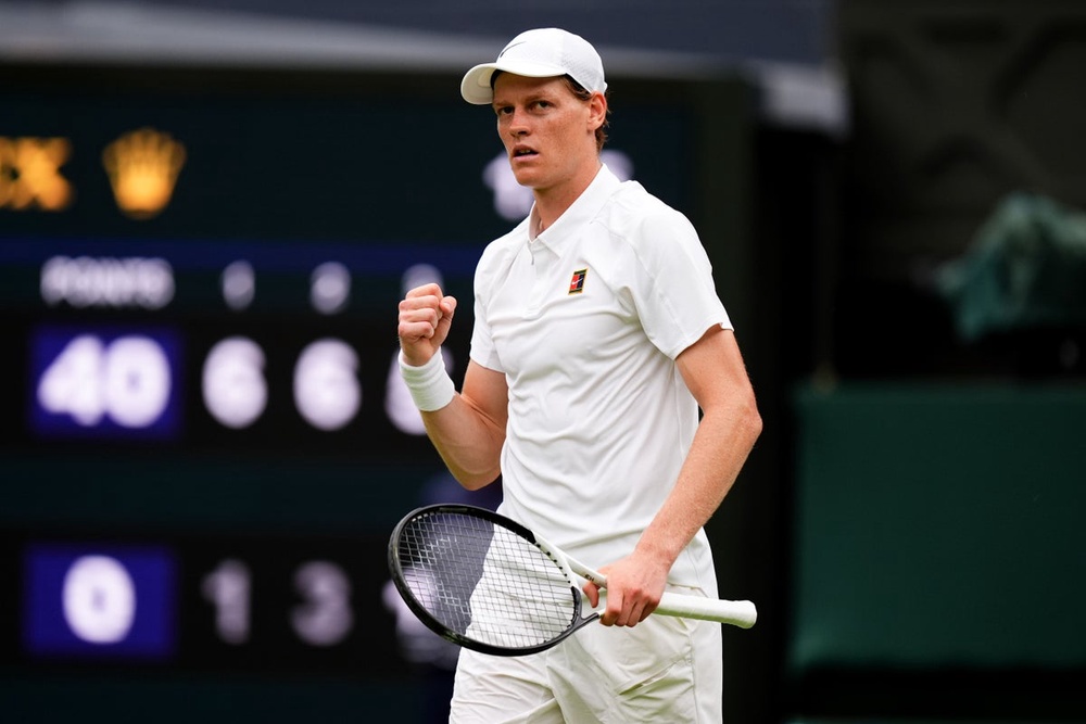 Jannik Sinner surpasses Roger Federer record with serene start to Wimbledon