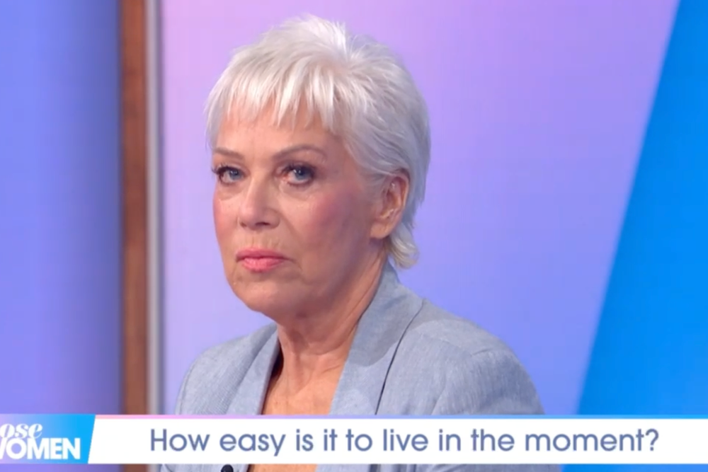 Denise Welch breaks down in tears over son Matty Healy as Loose Women panel rush to comfort her