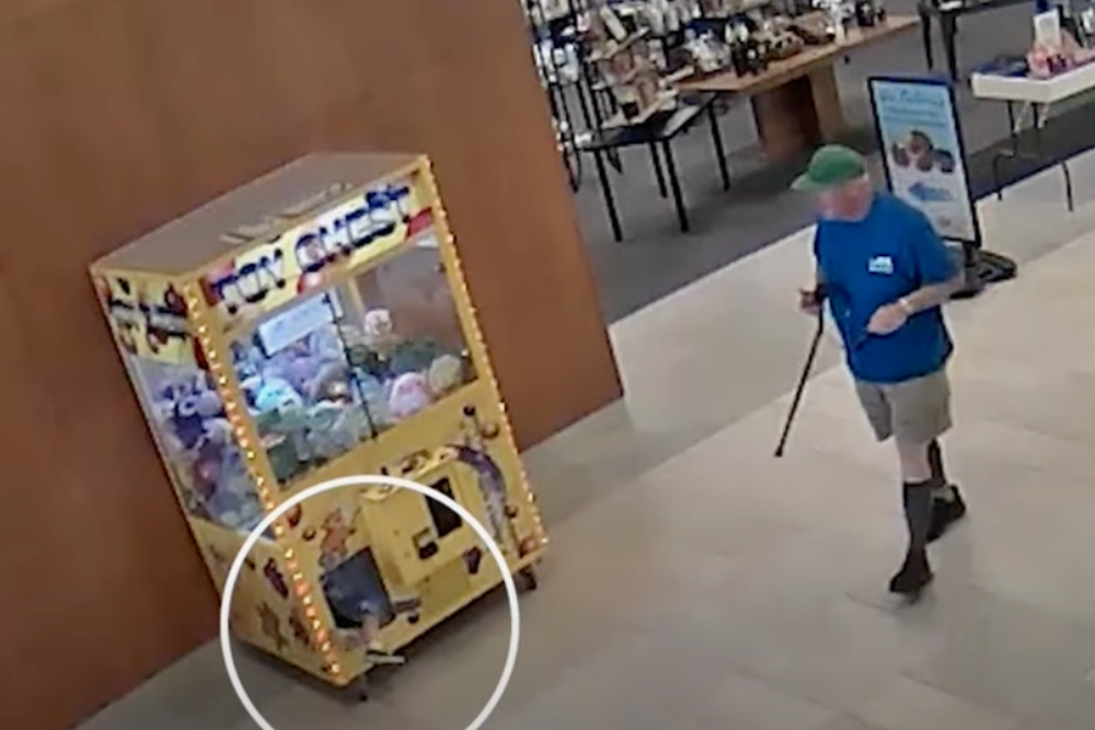 Boy trapped in arcade claw machine saved by fire crew