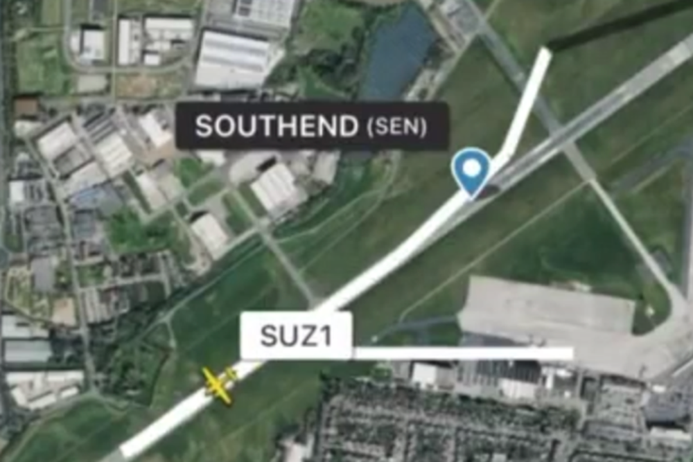 Watch: Flight tracker shows moment Southend plane crashed shortly after ...