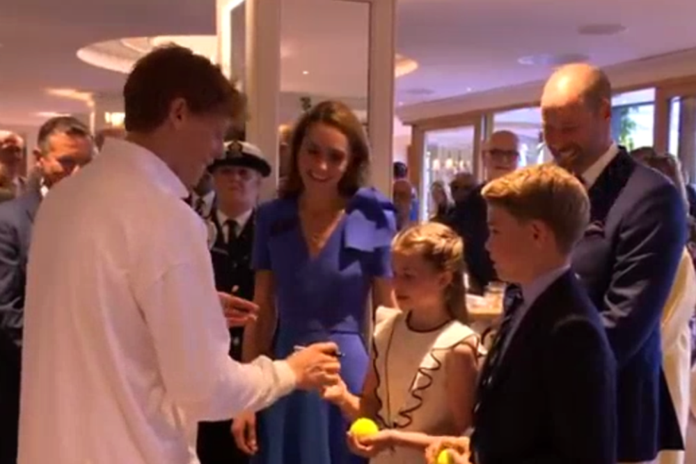Jannik Sinner gifts Princess Charlotte and Prince George signed ball ...