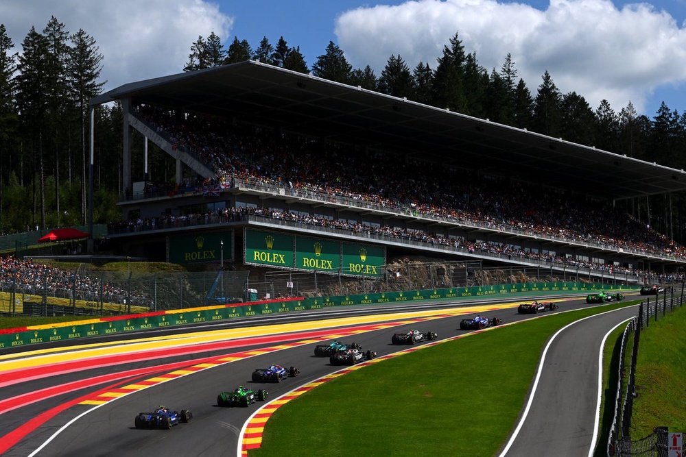 What time is F1 Belgian Grand Prix at Spa-Francorchamps?