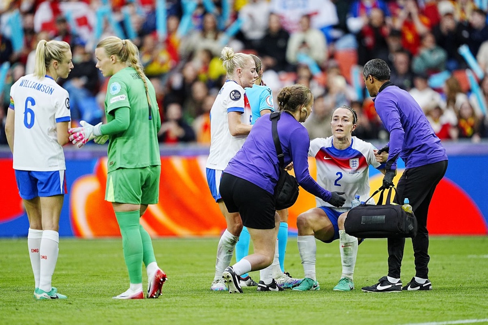 Lucy Bronze played through pain of fractured tibia to secure Euro 2025 ...