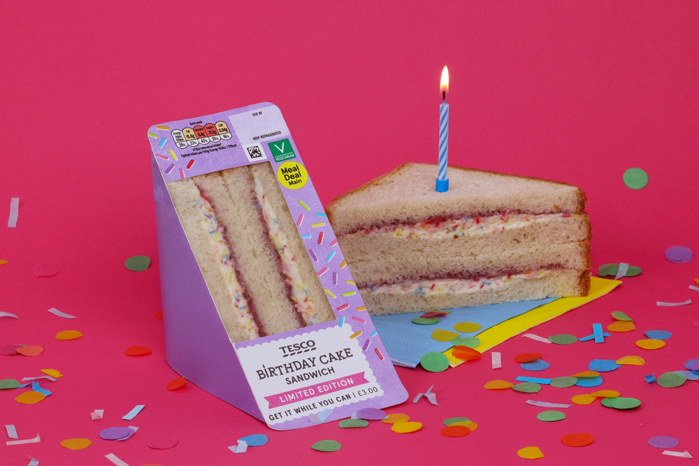 Tesco launches limited-edition birthday cake sandwich inspired by ...