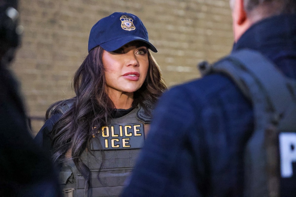 ‘ICE Barbie’ Kristi Noem claims 1.6M migrants have left the country ...