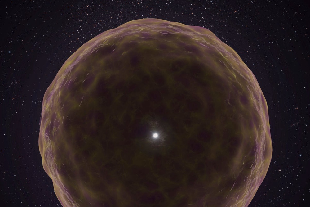 Scientists get a rare peek inside of an exploding star