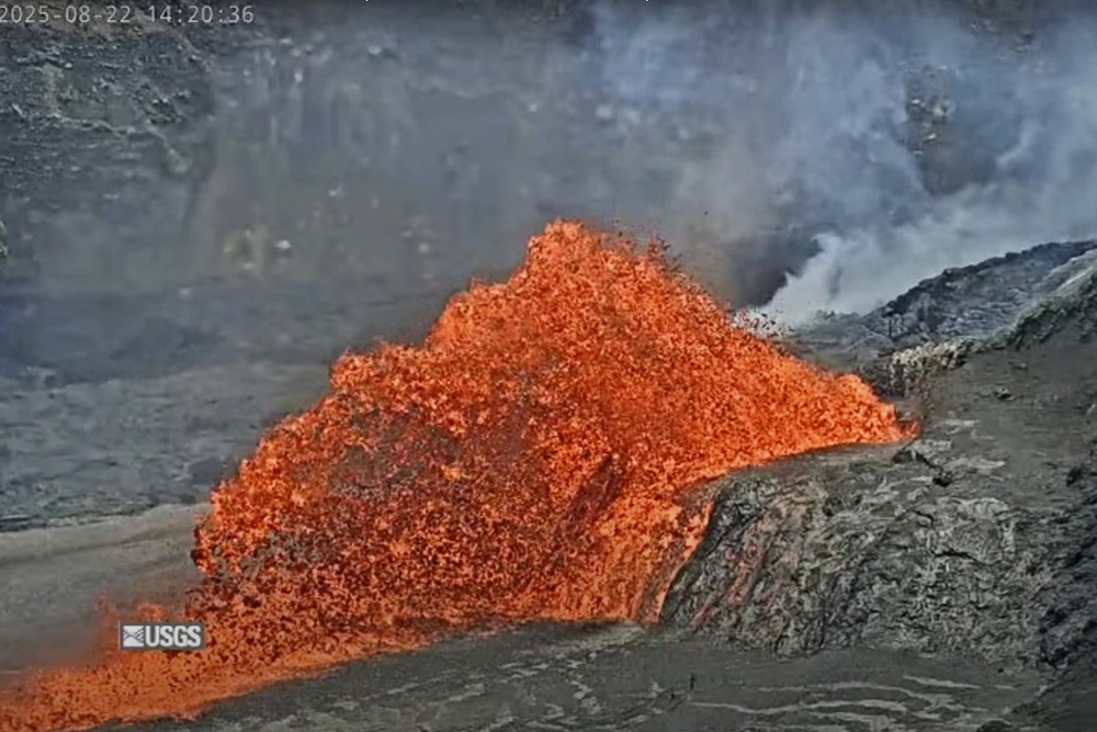 One of the world’s most active volcanoes has erupted again
