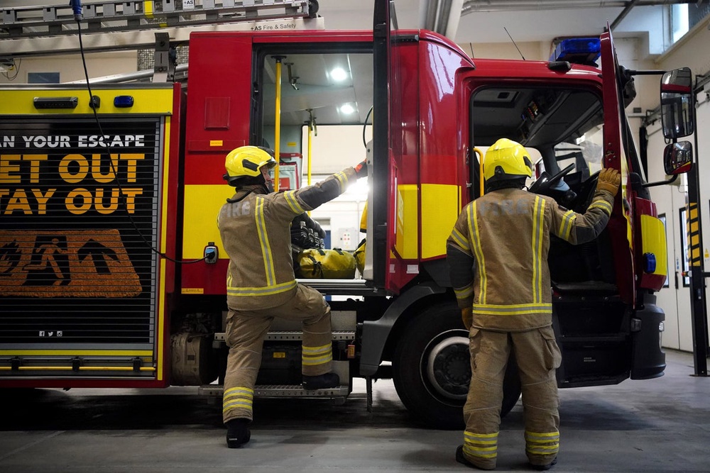 Firefighters tackling blaze involving nine-storey building in White City