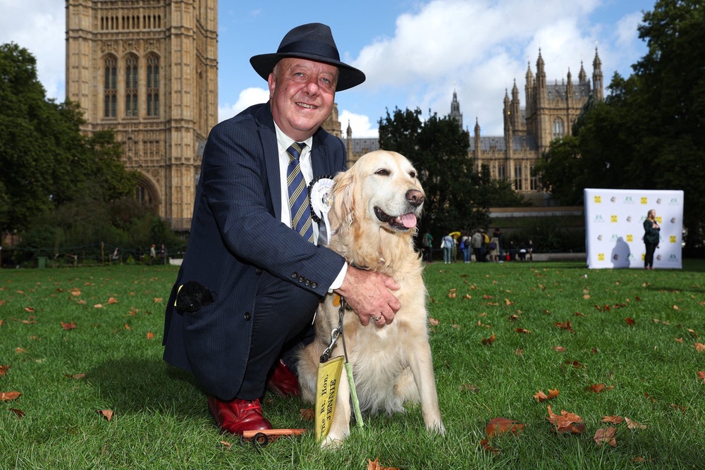 Steve Darling and guide dog Jennie win the hearts of Westminster’s Dog ...