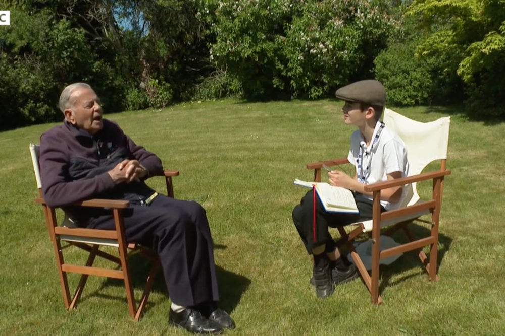 Dickie Bird makes sweet gesture to schoolboy in one of last interviews ...