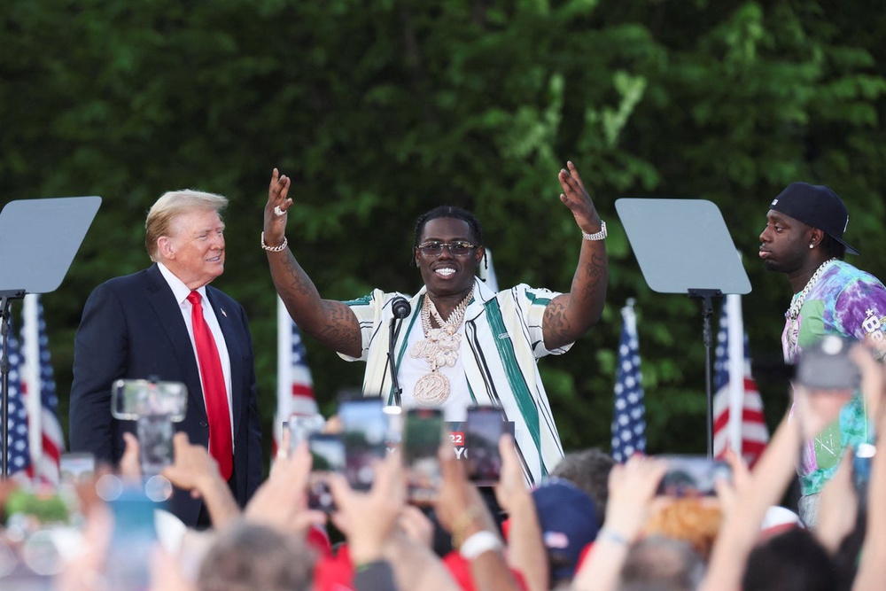 New York rapper who joined Trump at campaign rally jailed for attempted ...