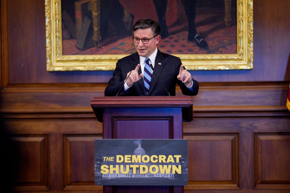 Republican leader Mike Johnson channels Captain America to rip ...