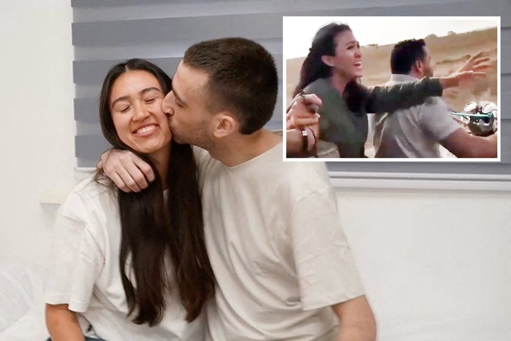 Israeli couple who became symbol of Oct. 7 tragedy are reunited with a ...