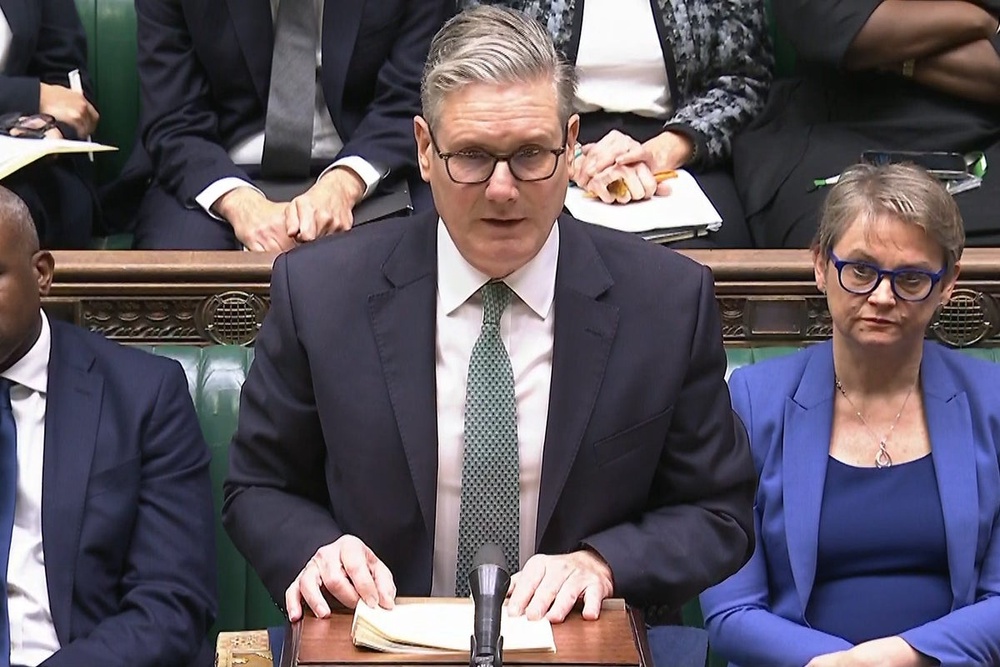 Recognising Palestine helped bring peace to Gaza, Starmer tells MPs