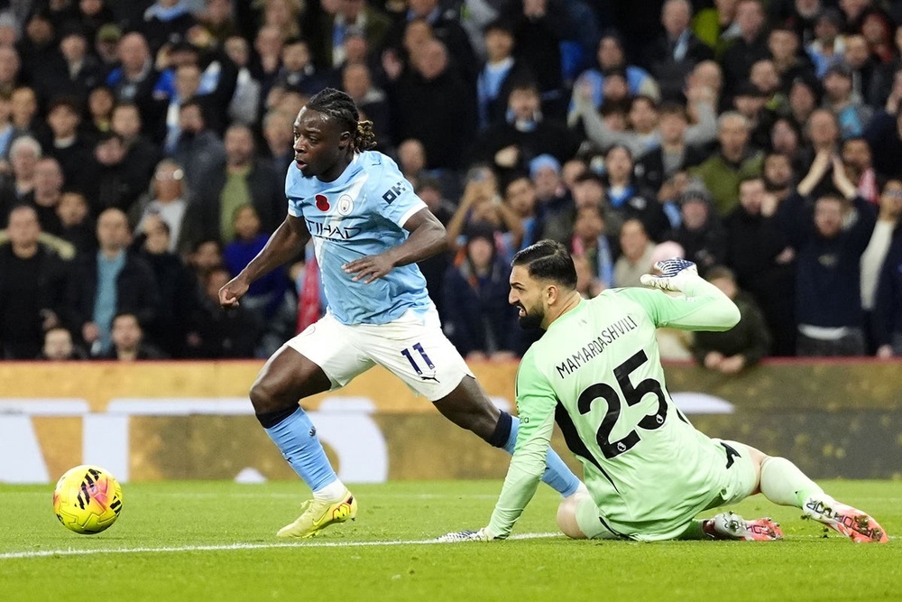 Man City winger Jeremy Doku confident he can build on superb Liverpool ...