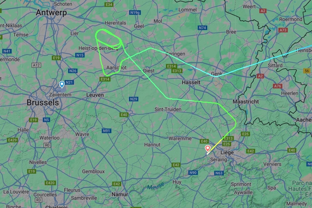 Flights halted at Brussels airport again after possible drone sighting