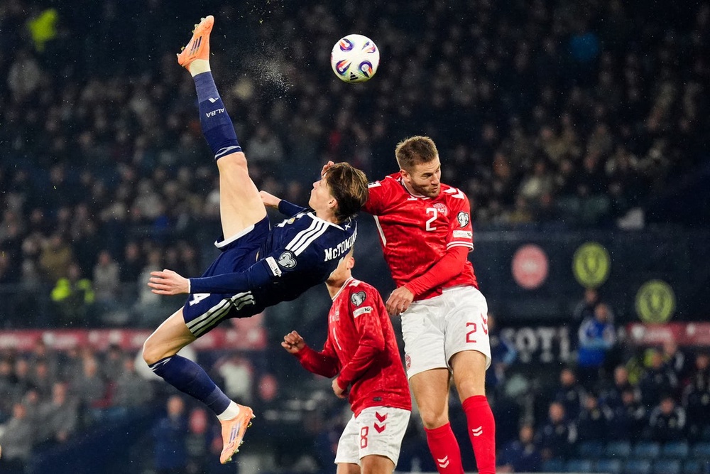 Scotland vs Denmark live: McTominay bicycle kick gives Scots dream ...