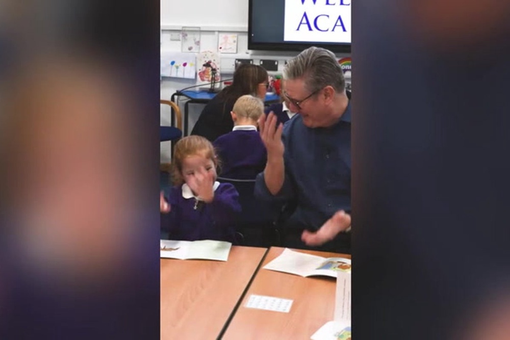 Starmer apologises after encouraging pupils to take part in viral trend ...