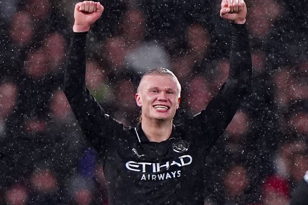 Erling Haaland’s rapid rise to Premier League 100 club ‘insane’ – Pep ...