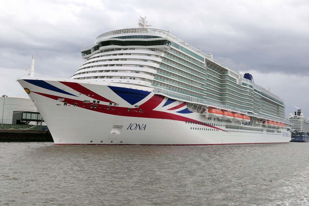Cruise ship stuck in port after banana containers fall into sea