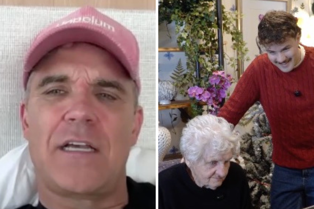 Robbie Williams makes 94-year-old super fan Norma’s dream come true
