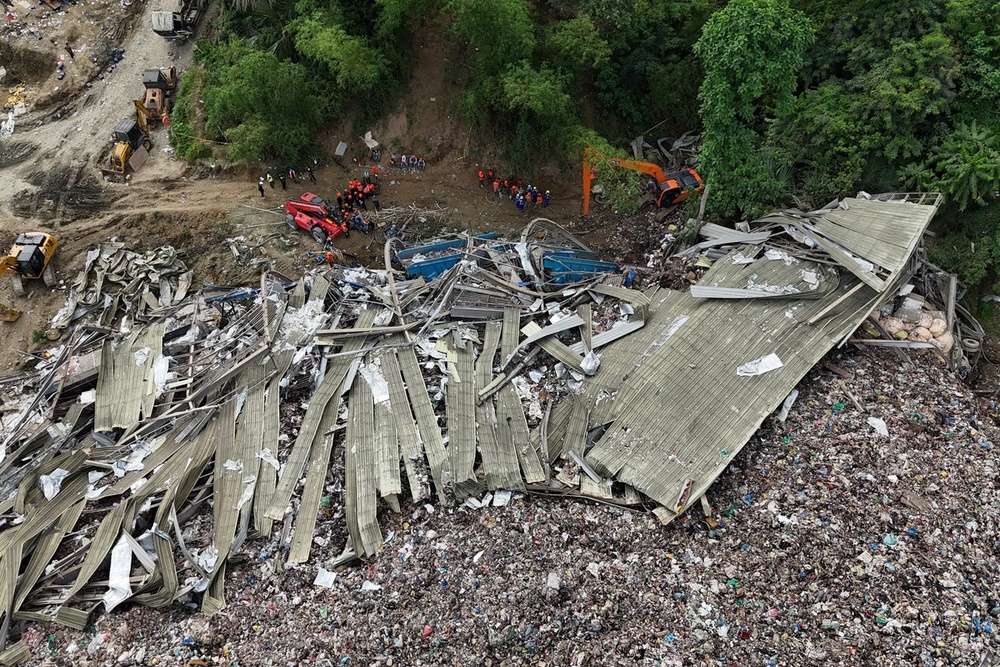 Philippine city ends recovery work after deadly landfill collapse kills 36
