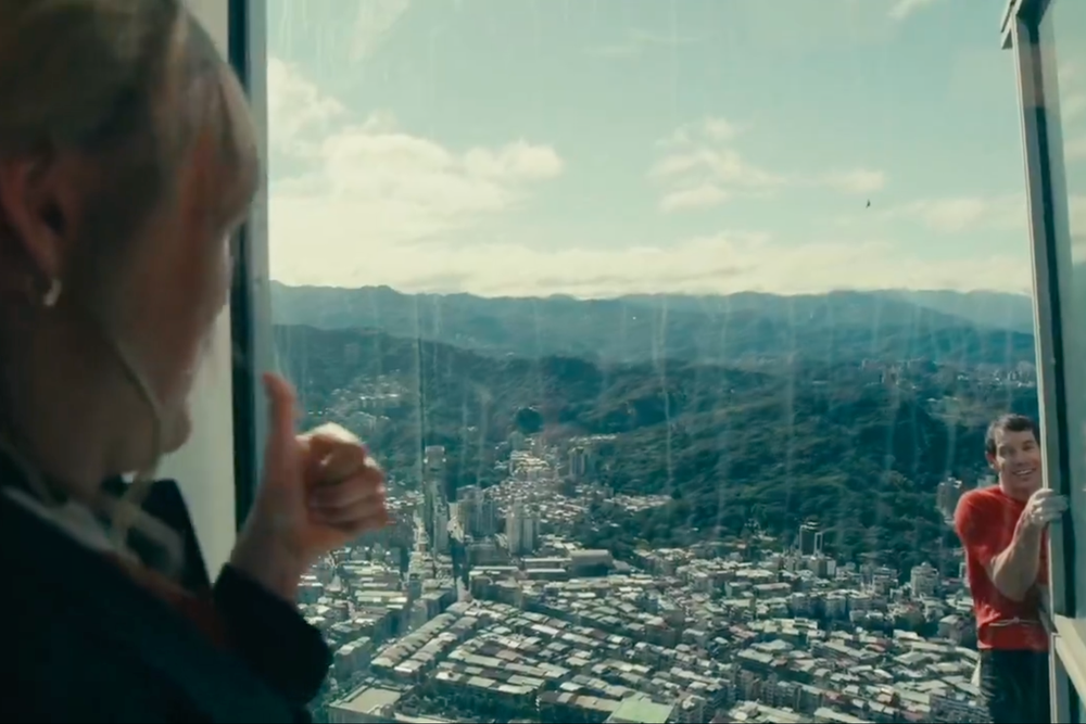 Alex Honnold stopped to check in with his wife halfway up his 1,667ft ...