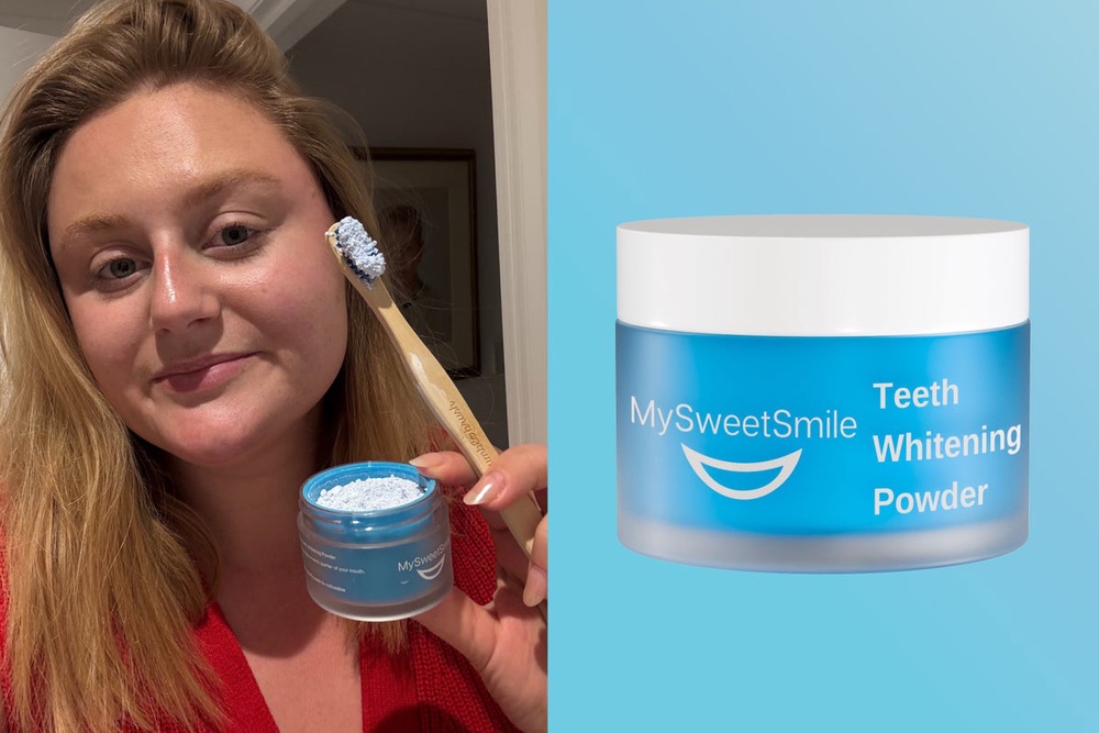 This teeth whitening powder gave me ‘a brighter smile’ in just two weeks