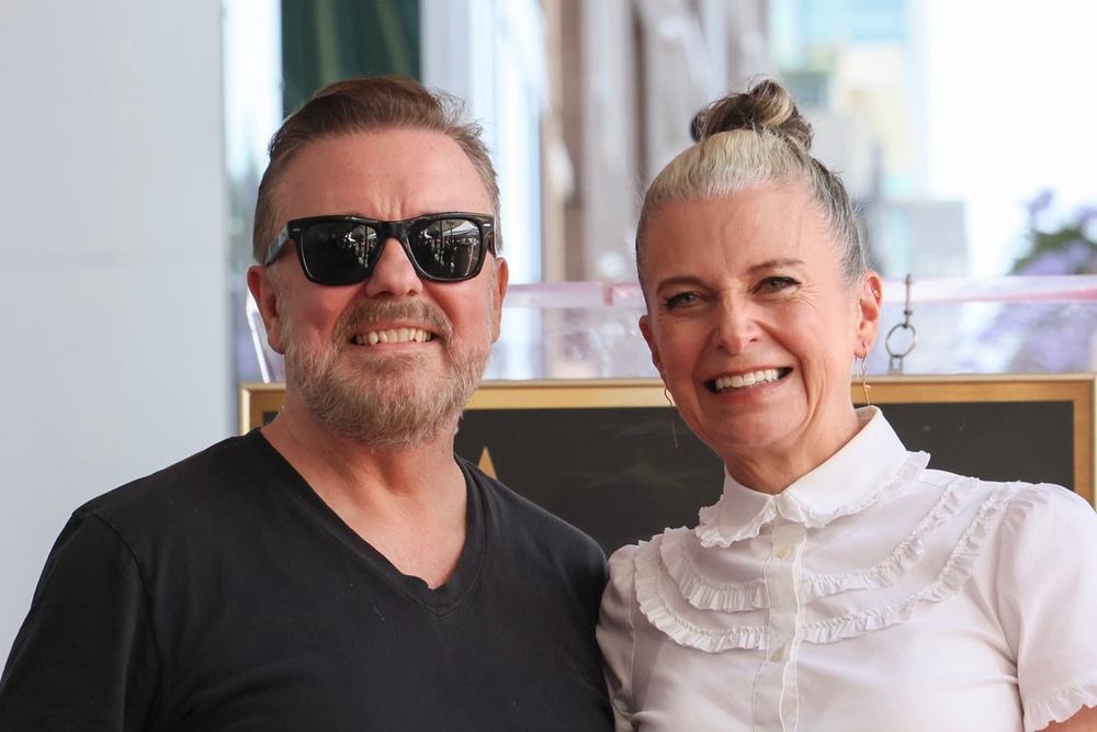 Ricky Gervais’s long-term partner Jane Fallon shares rare insight into ...