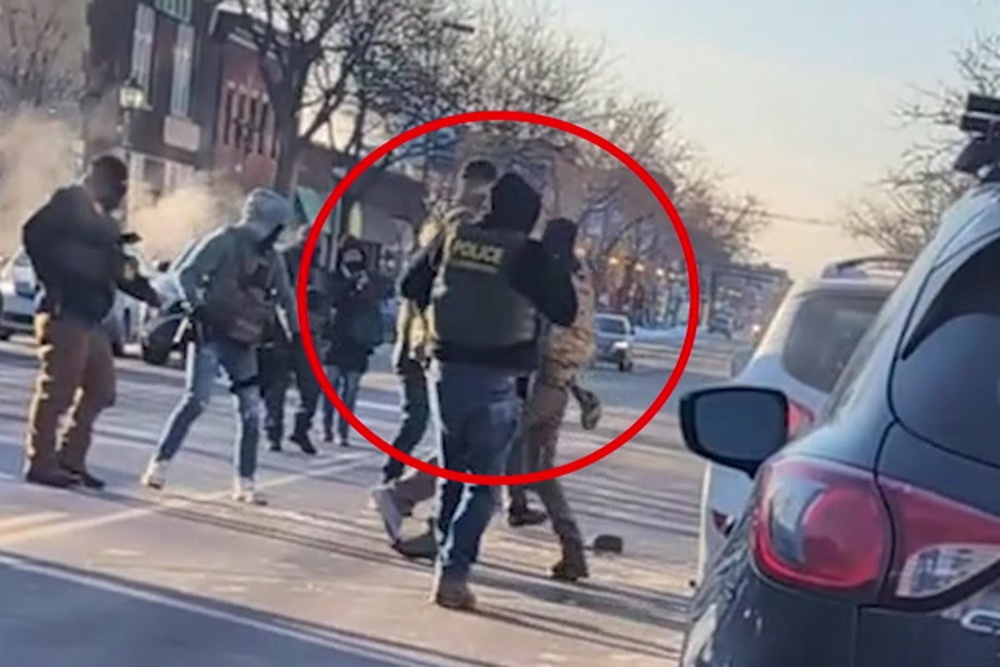 Immigration agent seen clapping his hands seconds after Alex Pretti is ...