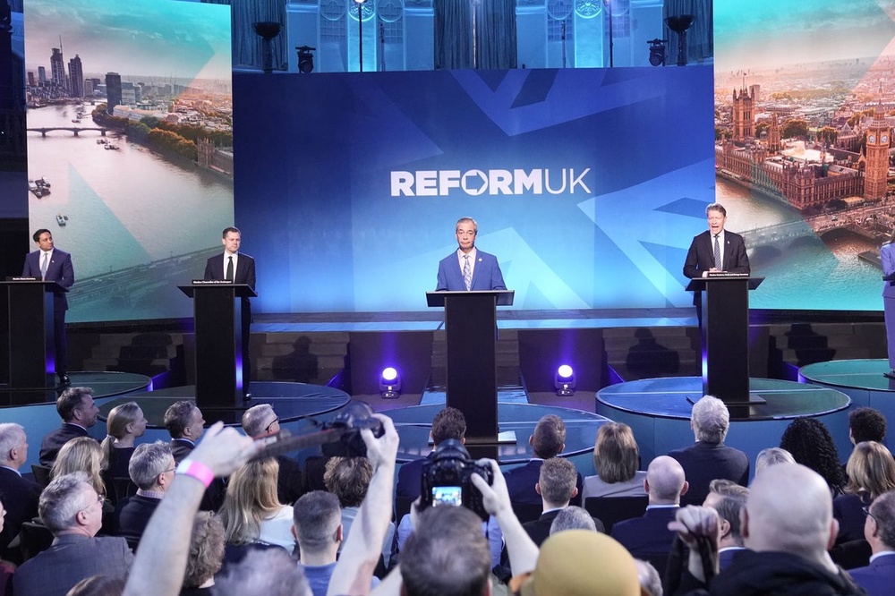 Politics live: Reform announces plan to rip up Equality Act as Farage ...