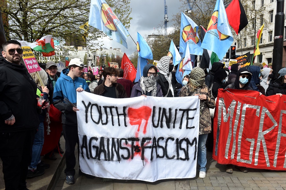 Britain First march – live: Hundreds of far-right supporters and ...