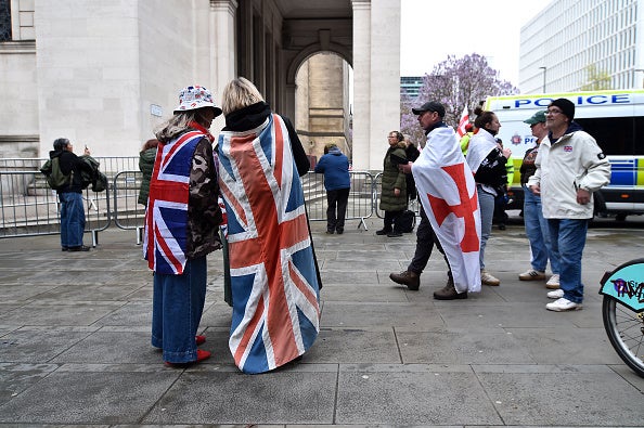 Britain First march – live: Hundreds of far-right supporters and ...