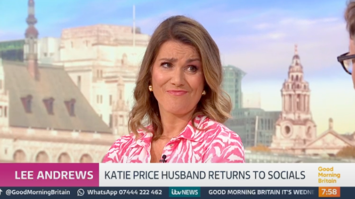 Katie Price’s husband calls for Susanna Reid sacking after brutal GMB ...