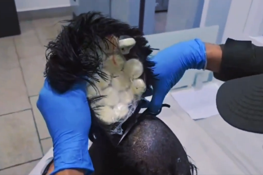 Man arrested at Colombia airport for trying to smuggle cocaine in wig