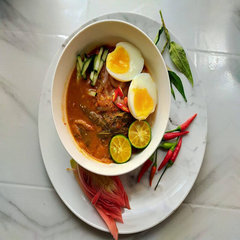 Cara Buat Resepi Laksa Utara Yang Paling Sedap Dengan Kuah Berpalit - Memang Padu!
