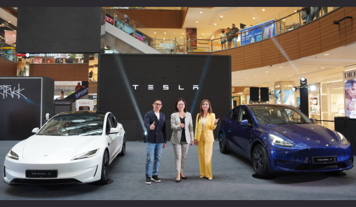 Tesla Debuts In Penang, Cybertruck On Display At Gurney Plaza