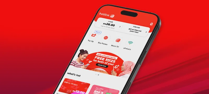 Hotlink Travel SIM Upgraded With Unlimited Speed, Now Available In eSIM